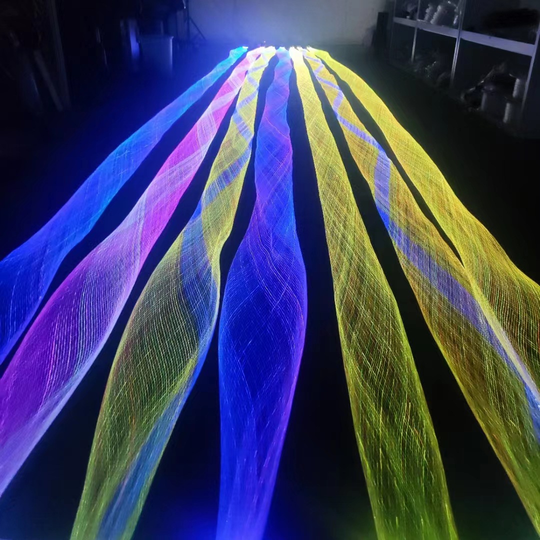 China 0.75mm Fiber Optic Cable Mesh Cable for lighting and decoration ...